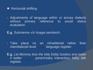 Levels of dialects | PPT