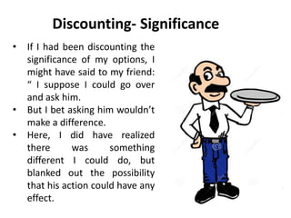 Levels of discounting (Transactional analysis / TA is an integrative ...