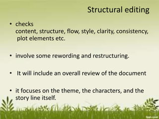 Levels of editing | PPT