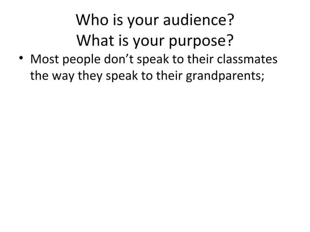 Levels of formality in writing3 | PPT | Business | Business and Finance