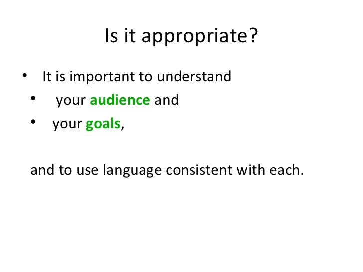 Levels of formality in writing3