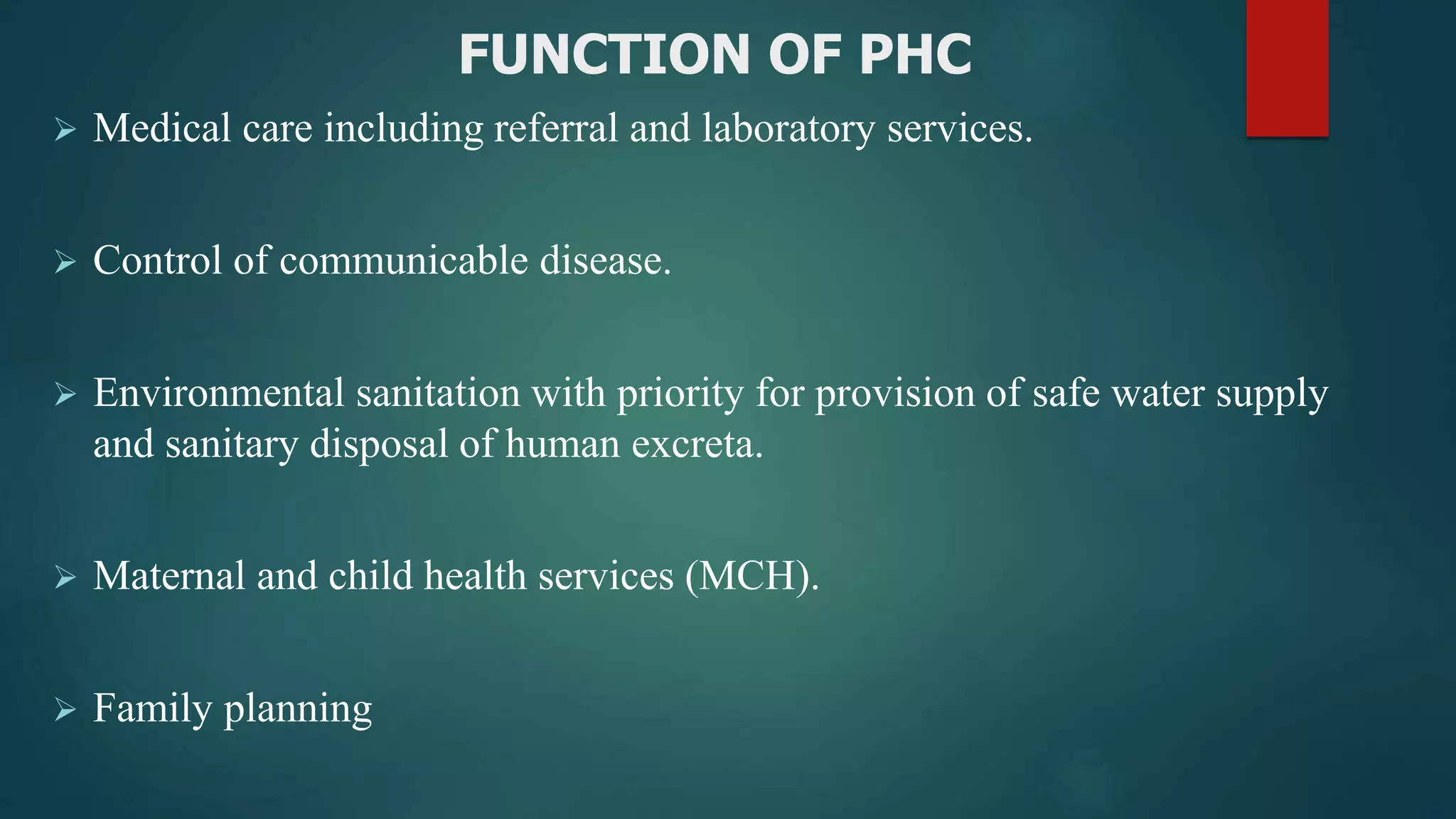 Levels of health care and health care settings | PPTX