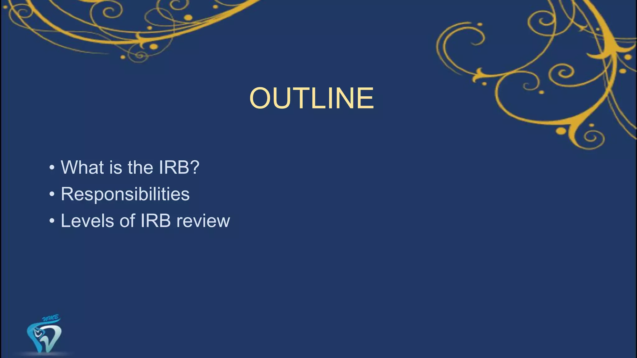 Levels of irb review july 16 2019 | PDF