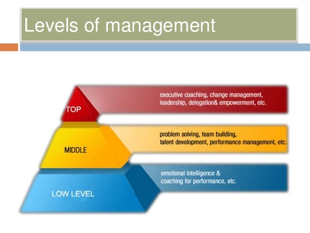 Levels of management