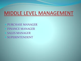 Levels of management | PPTX