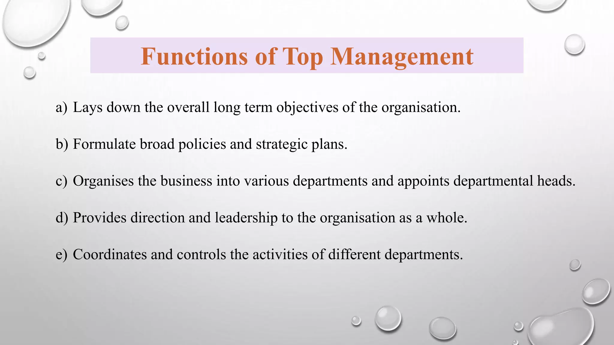 Levels of Management and Their Functions | PPTX