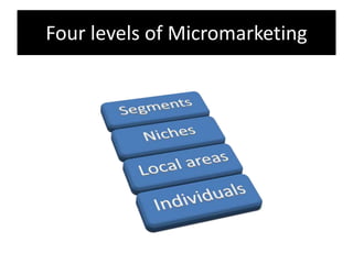 Levels of market segmentation | PPTX