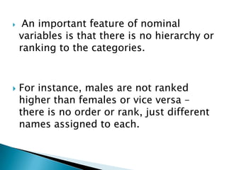 Levels of measurement | PPT