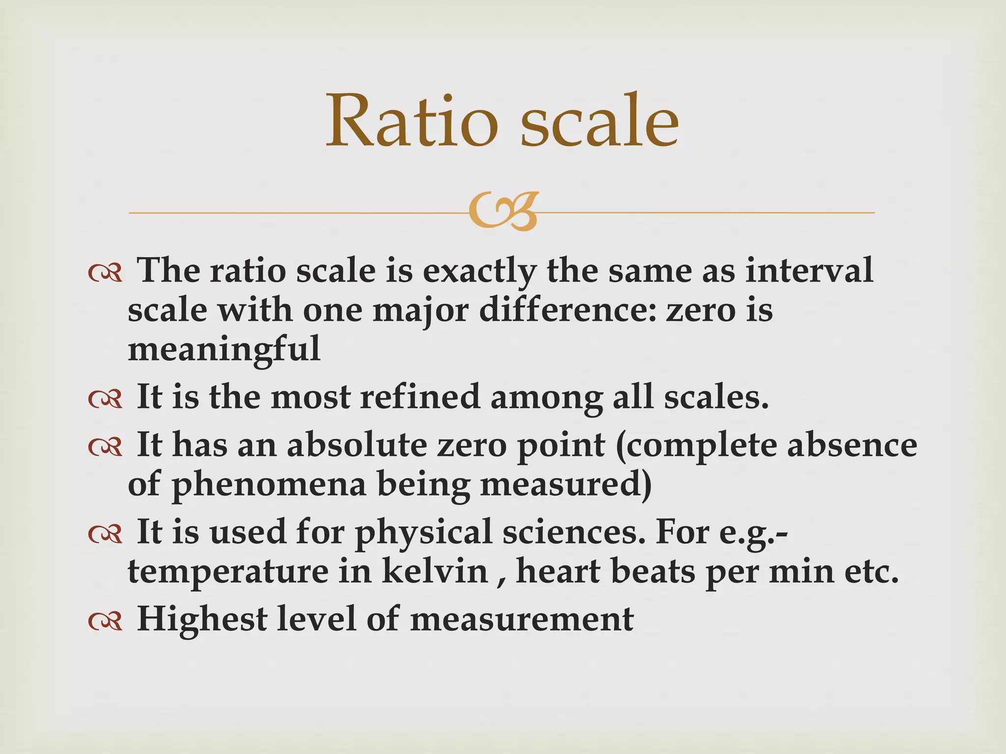 Levels of measurement | PPTX