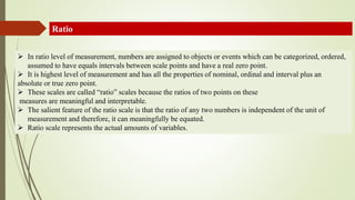 Levels of measurement | PPTX | Physics | Science