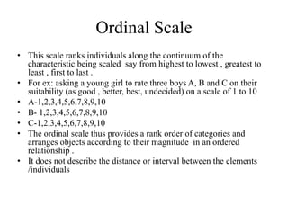 Levels of measurement | PPTX