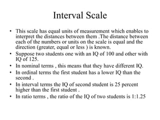 Levels of measurement | PPTX