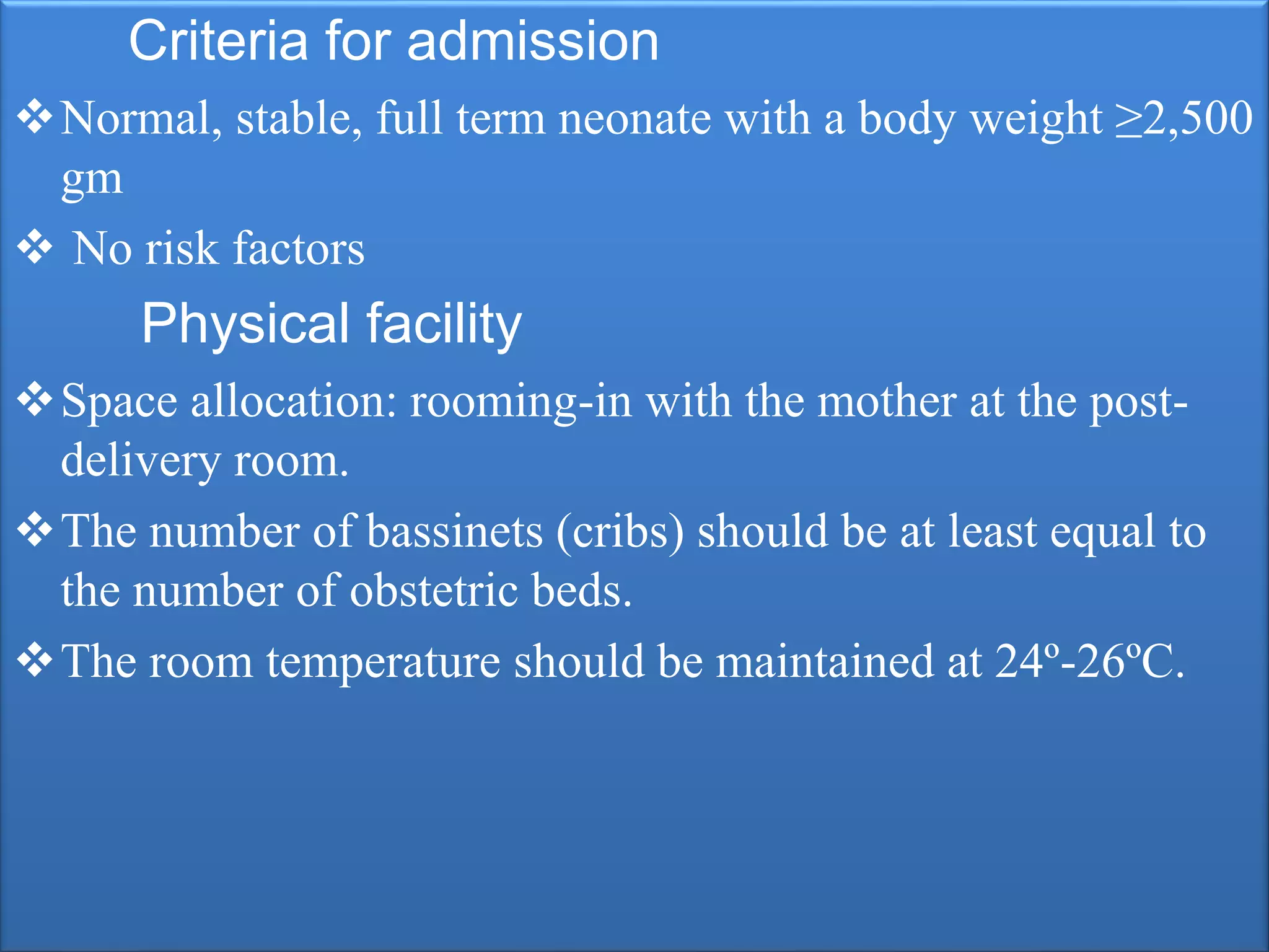 Levels of neonatal care | PPTX