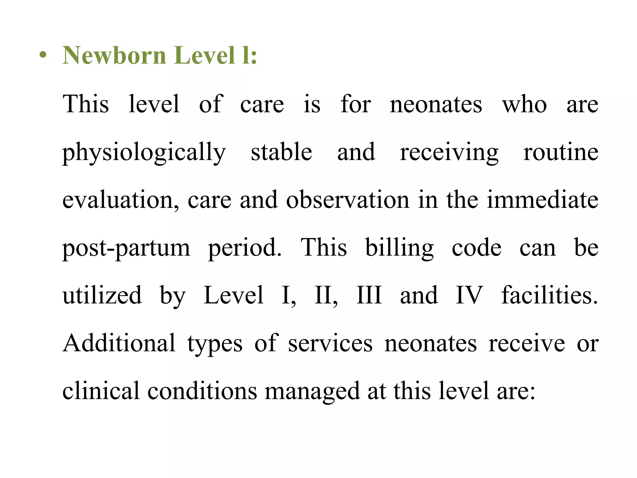 LEVELS OF NEONATAL CARE.pptx