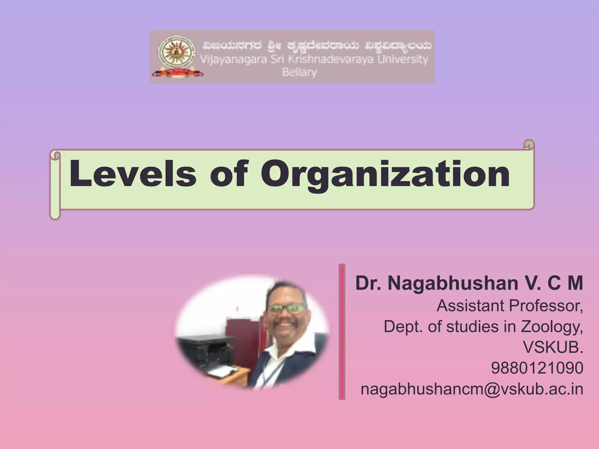 Levels of organization | PPT