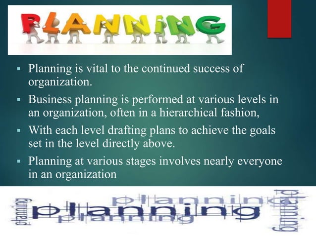 Levels of planning | PPTX