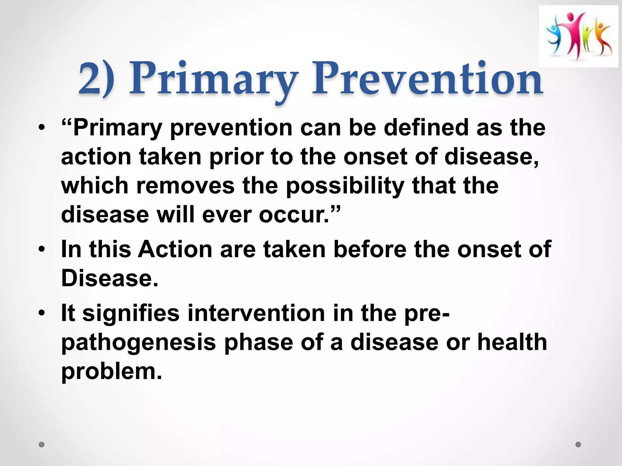 Levels of prevention | PPTX