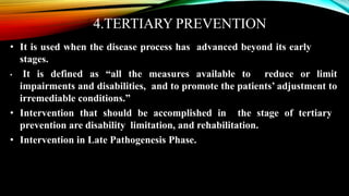 Levels of prevention | PPTX