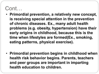 Levelsofprevention | PPTX
