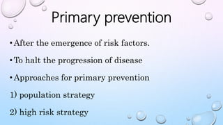 Levels of prevention | PPTX | Healthcare Industry | Industries