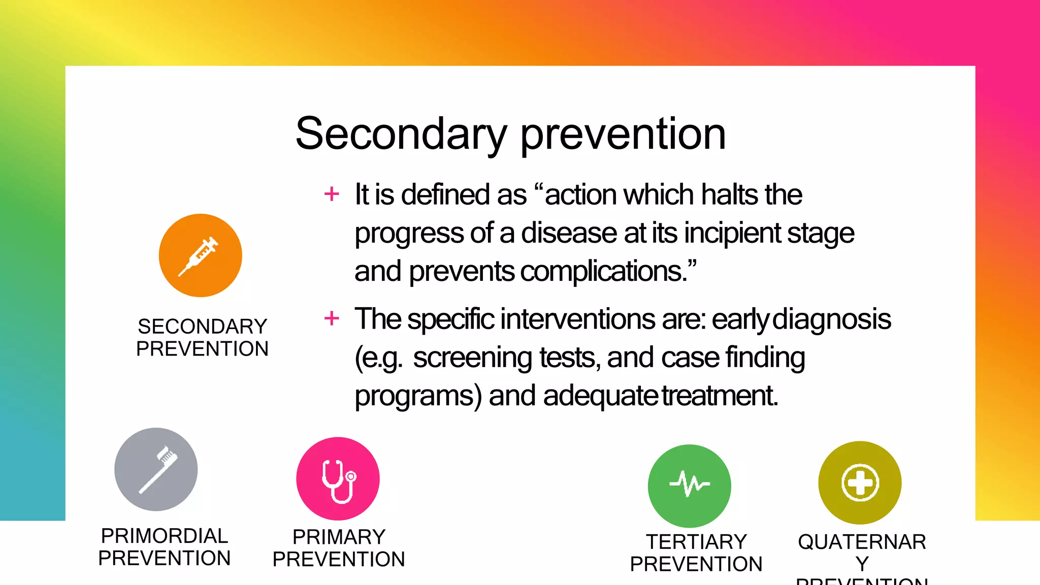 Levels of Prevention | PPTX