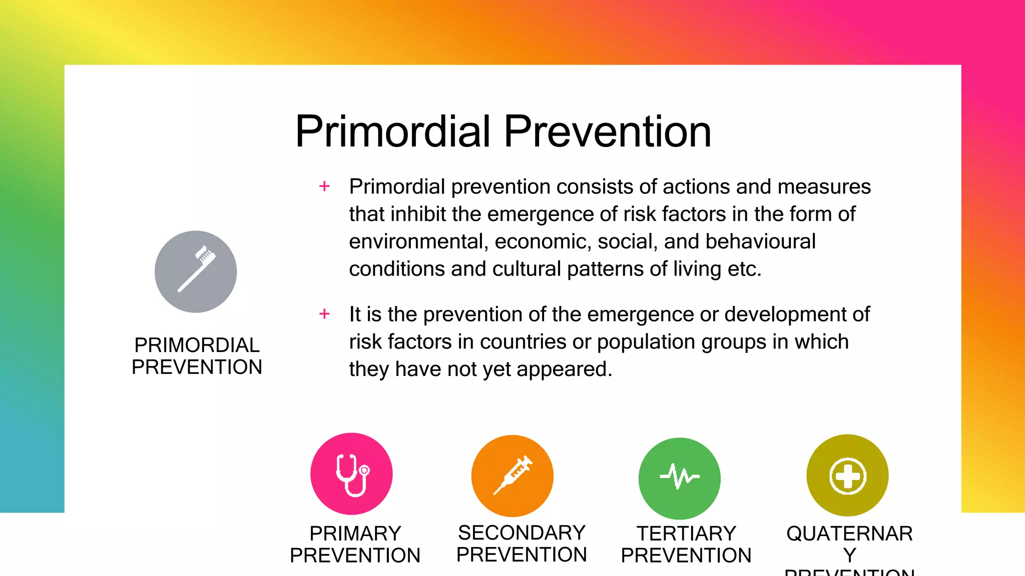 Levels of Prevention | PPTX