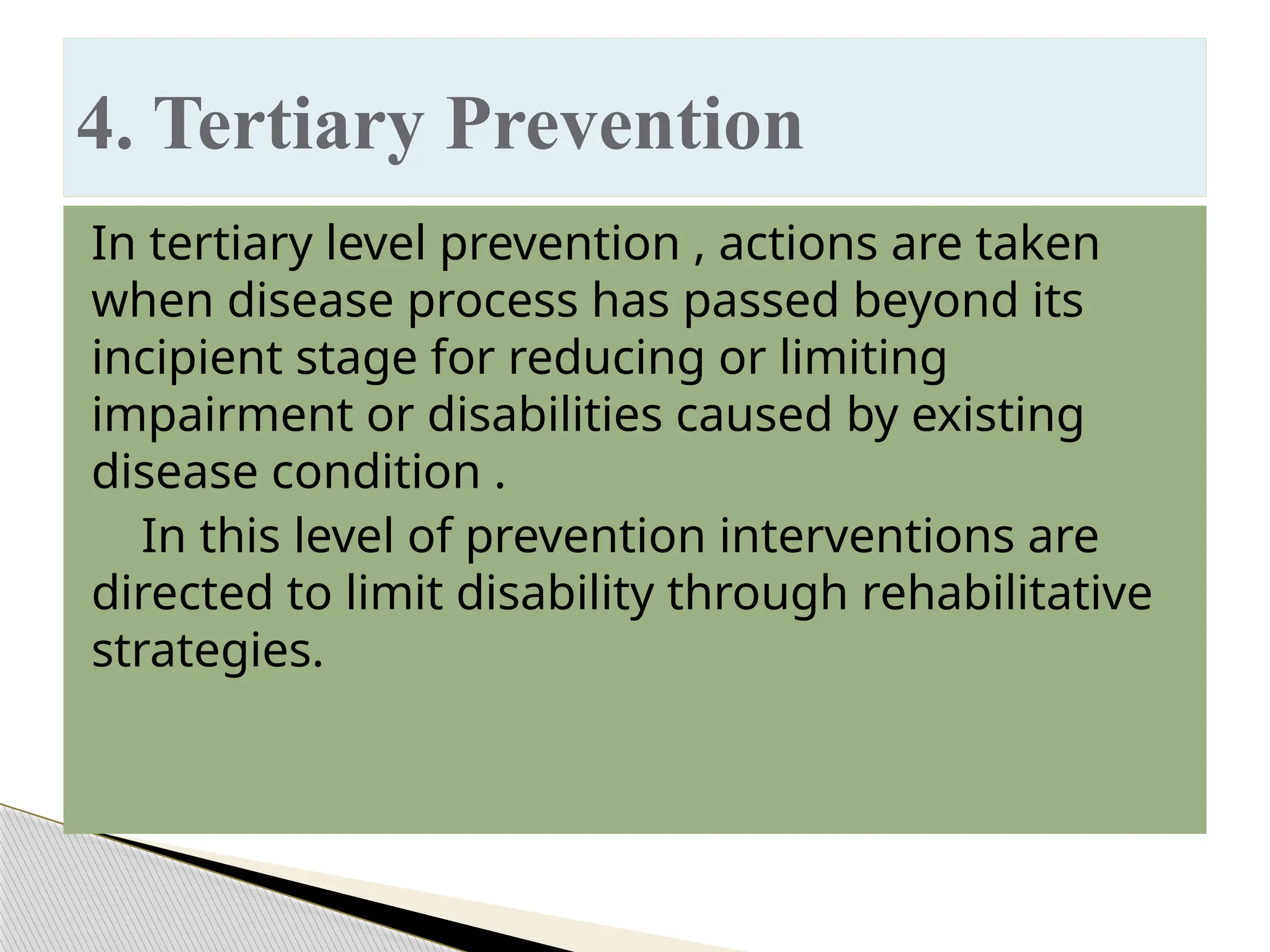 LEVELS OF PREVENTION GNM 1ST YEAR slides .pptx