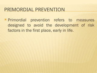 LEVELS OF PREVENTION.pptx ppt on prevention levels | PPT