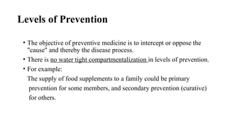 levels of prevention. By dr jignasapatani | PPTX