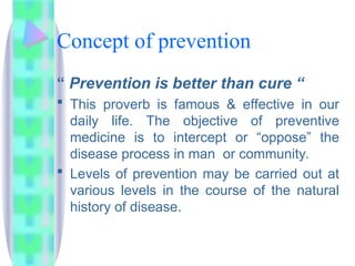 Levels of prevention.ppt1111111111111111 | PPT
