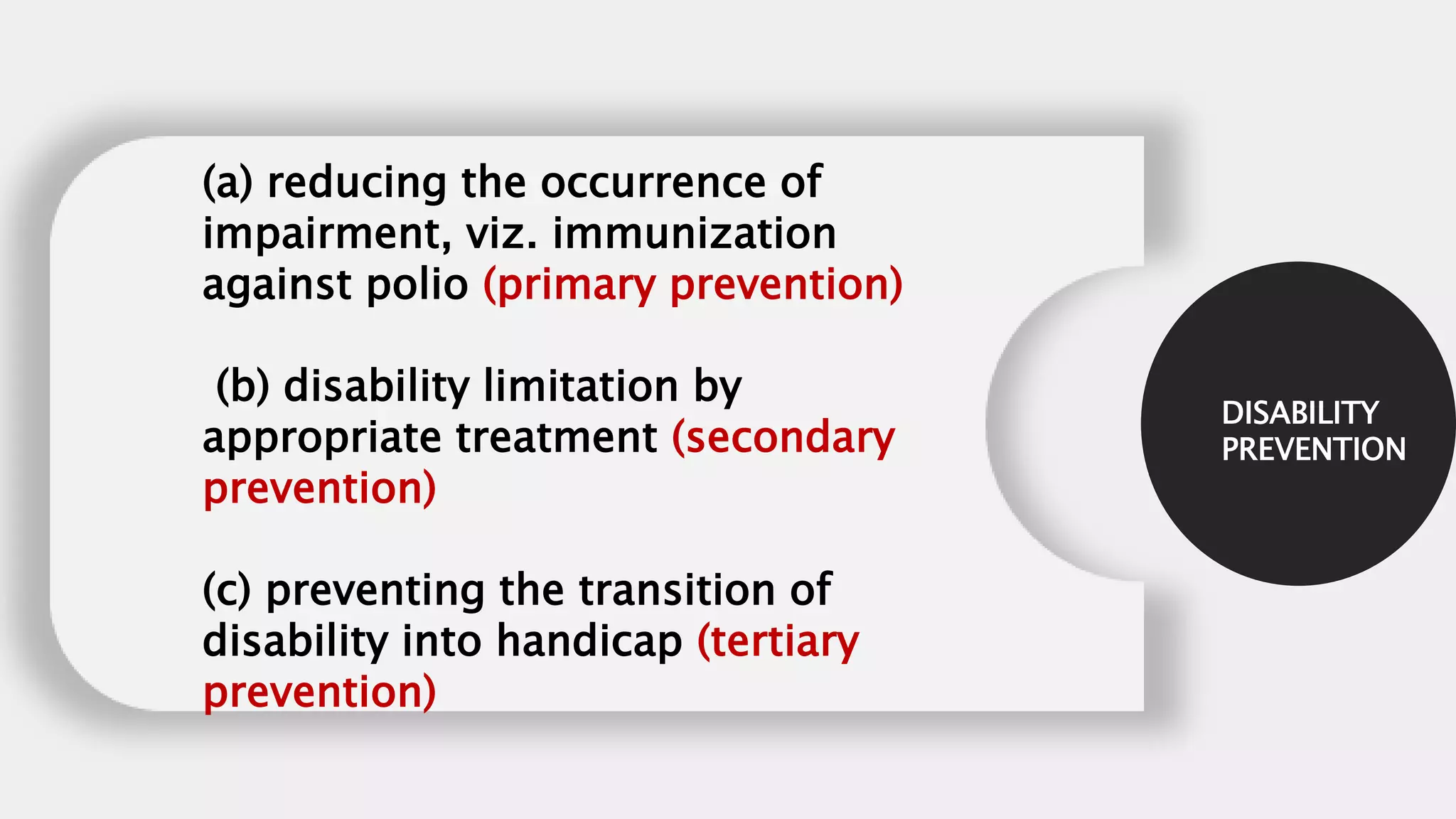 Levels of prevention and modes of intervention | PPTX