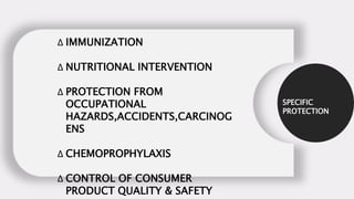 Levels of prevention and modes of intervention | PPTX