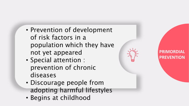 Levels of prevention and modes of intervention | PPTX