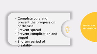 Levels of prevention and modes of intervention | PPTX