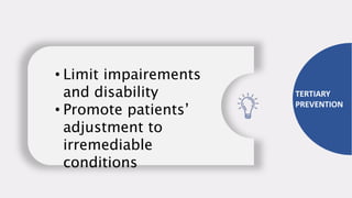Levels of prevention and modes of intervention | PPTX