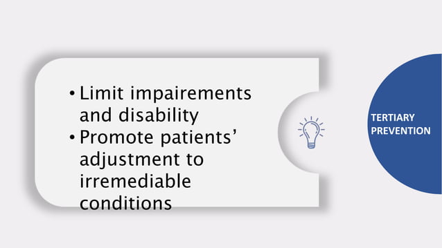 Levels of prevention and modes of intervention | PPTX