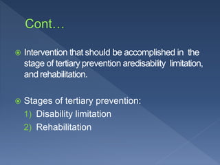 Levels of Preventions | PPTX