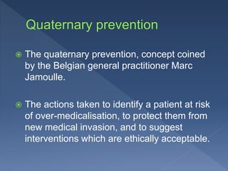 Levels of Preventions | PPTX