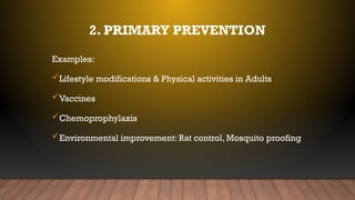 Levels of Prevention in Healthcare Setting | PPTX