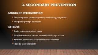 Levels of Prevention in Healthcare Setting | PPTX