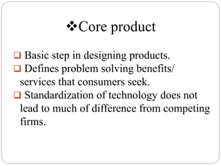 Levels of product Offering. | PPTX