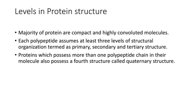 Different Levels of protein | PPTX