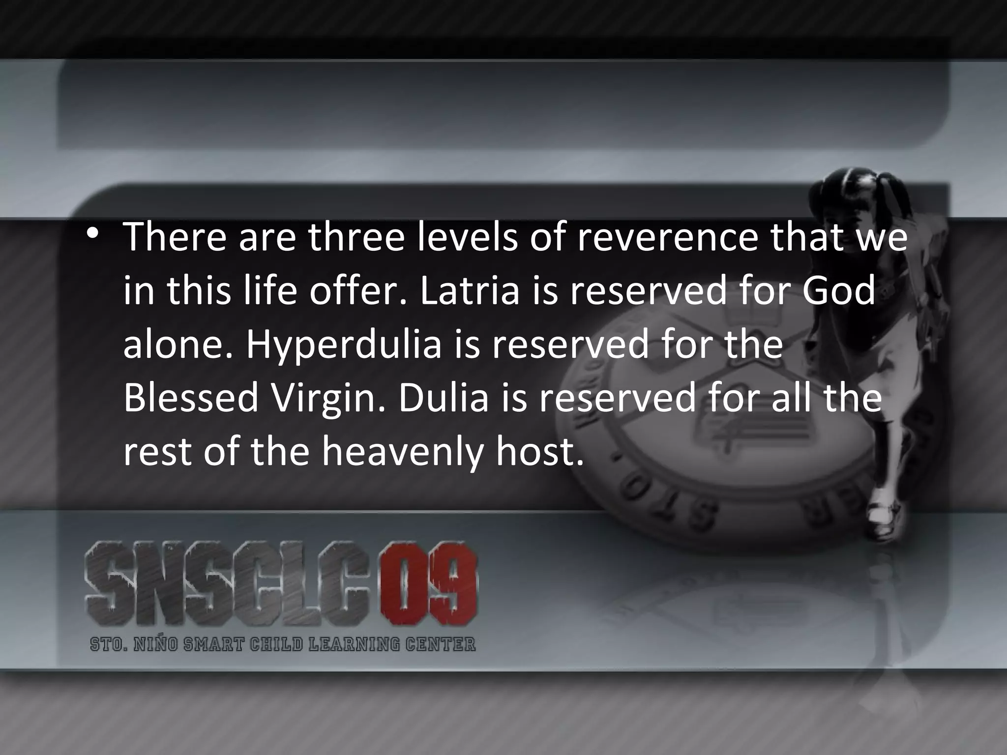 Levels Of Reverence | PPT