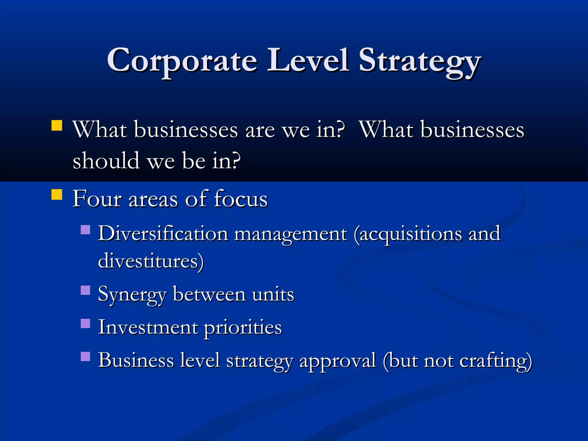 Levels of strategy | PPT