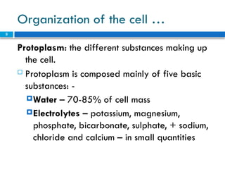 Levels of structural organization - the Cell (1).pptx