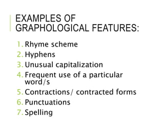 Levels of stylistic analysis | PPTX