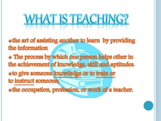 Levels of teaching | PPTX
