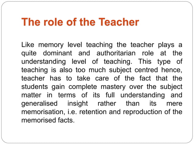 Levels of teaching | PPTX | Homework and Study | Education