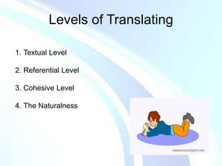 Levels of translating | PPTX