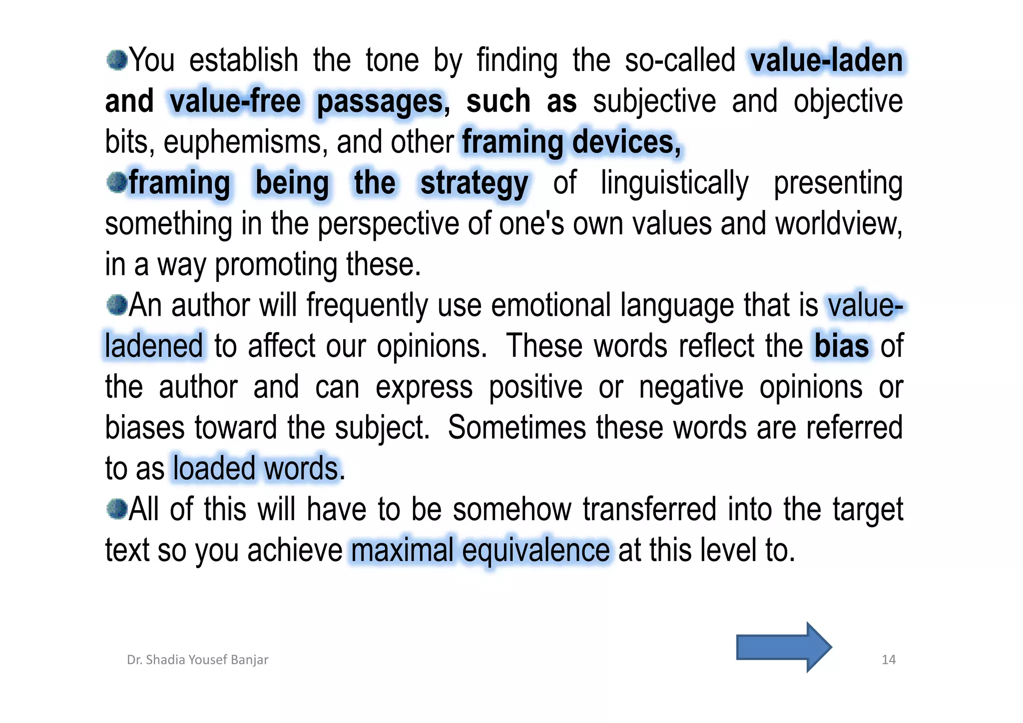 Levels of translating, presented by dr. shadia yousef banjar | PDF